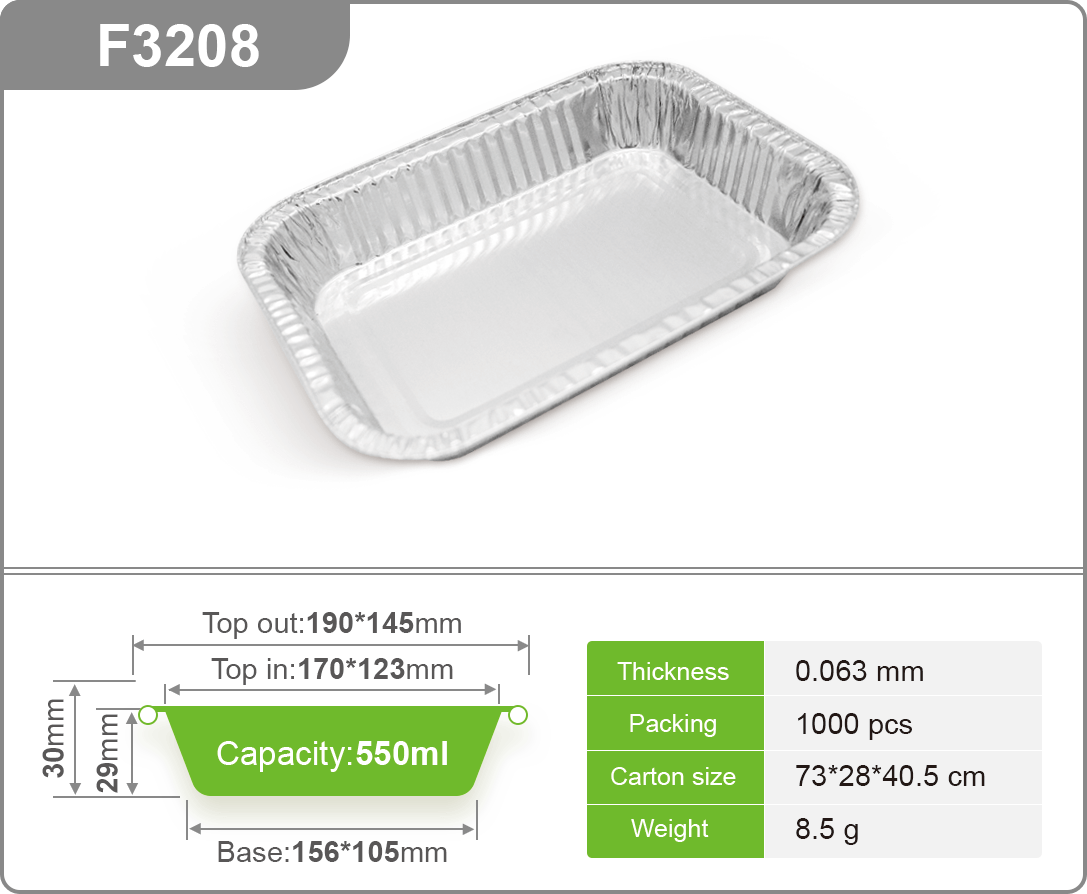 Aluminum foil containers rectangle – Freshlife