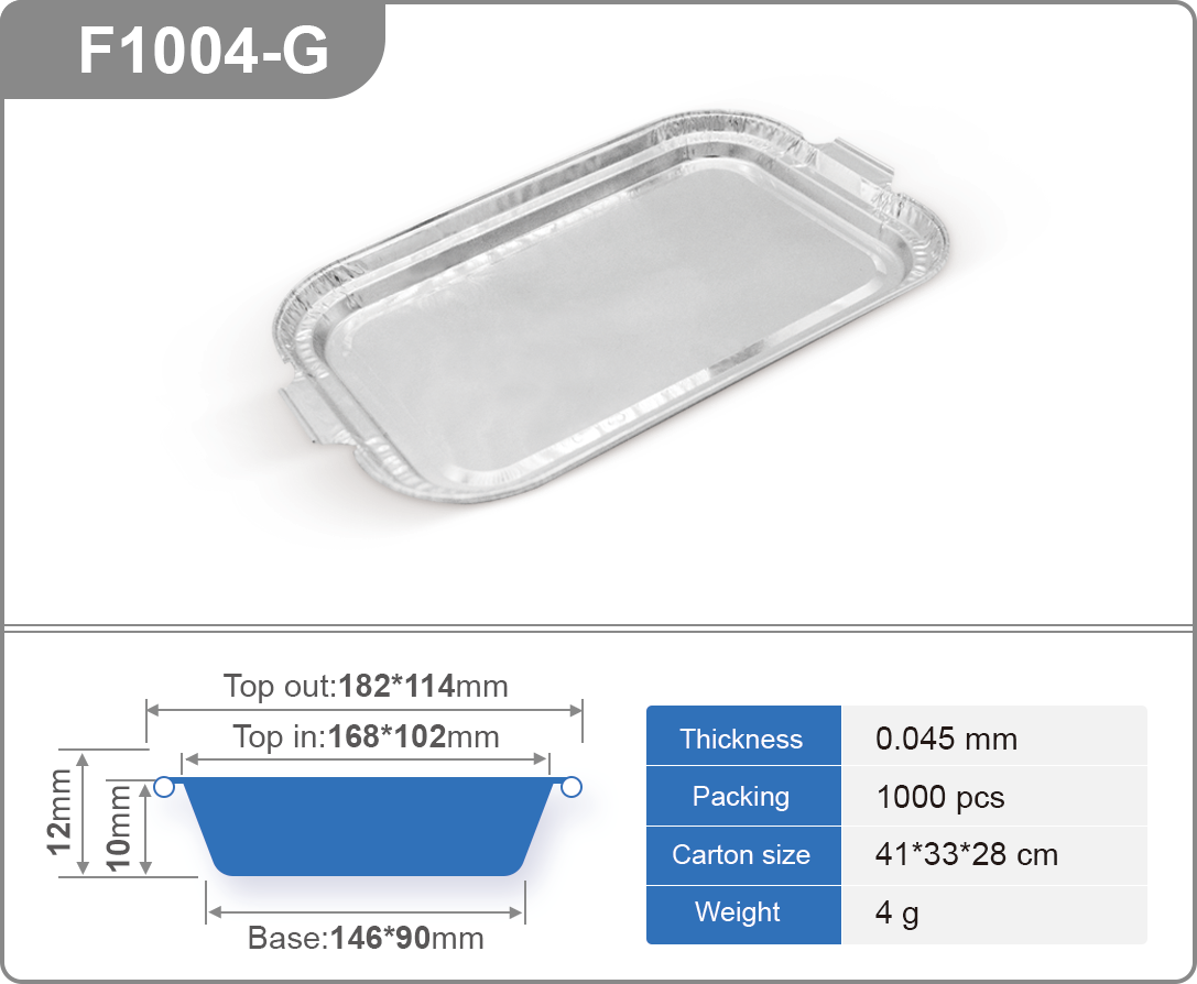 Smooth wall Foil containers – Freshlife